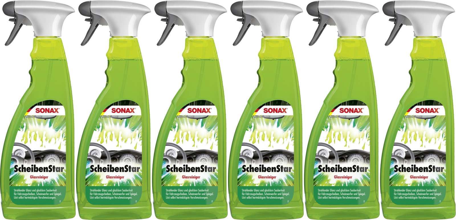 Sonax ScheibenStar 750 ml - set VPE - 6 pezzi - 02344000