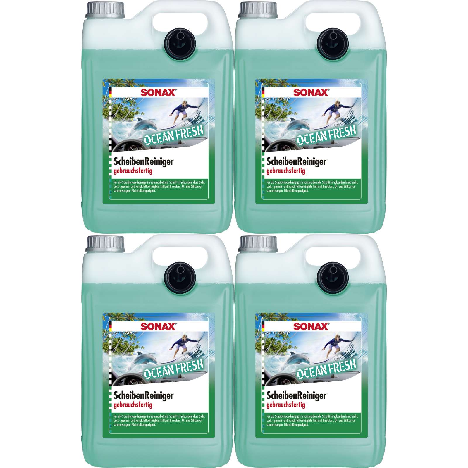 Pulitore dischi Sonax pronto all'uso Ocean-fresh set 5 l VPE 4 pezzi 02645000