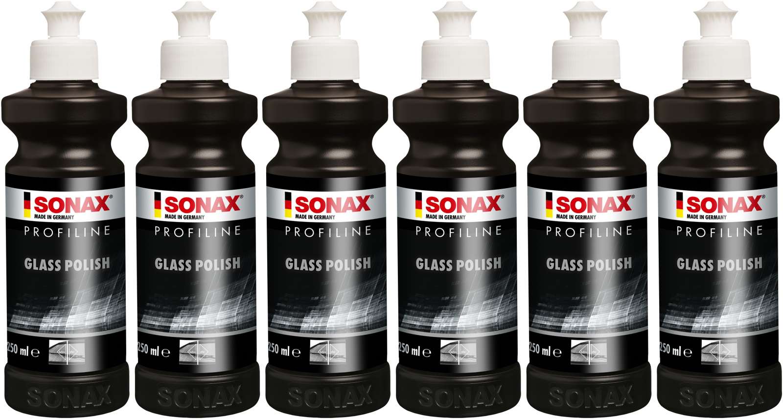 Sonax PROFILINE GlassPolish 250 ml set 6 pezzi 02731410