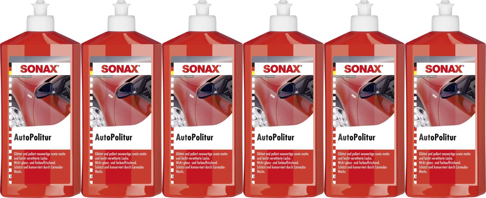 Sonax AutoLucitur 500 ml - set VPE - 6 pezzi - 03002000
