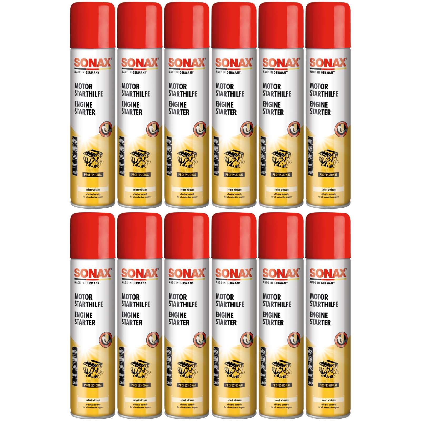 Sonax MotorStartHelp 200 ml - set VPE - 12 pezzi - 03121410