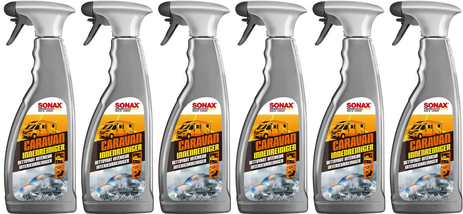 Sonax Caravan detergente interno 750 ml set VPE 6 pezzi 07214000